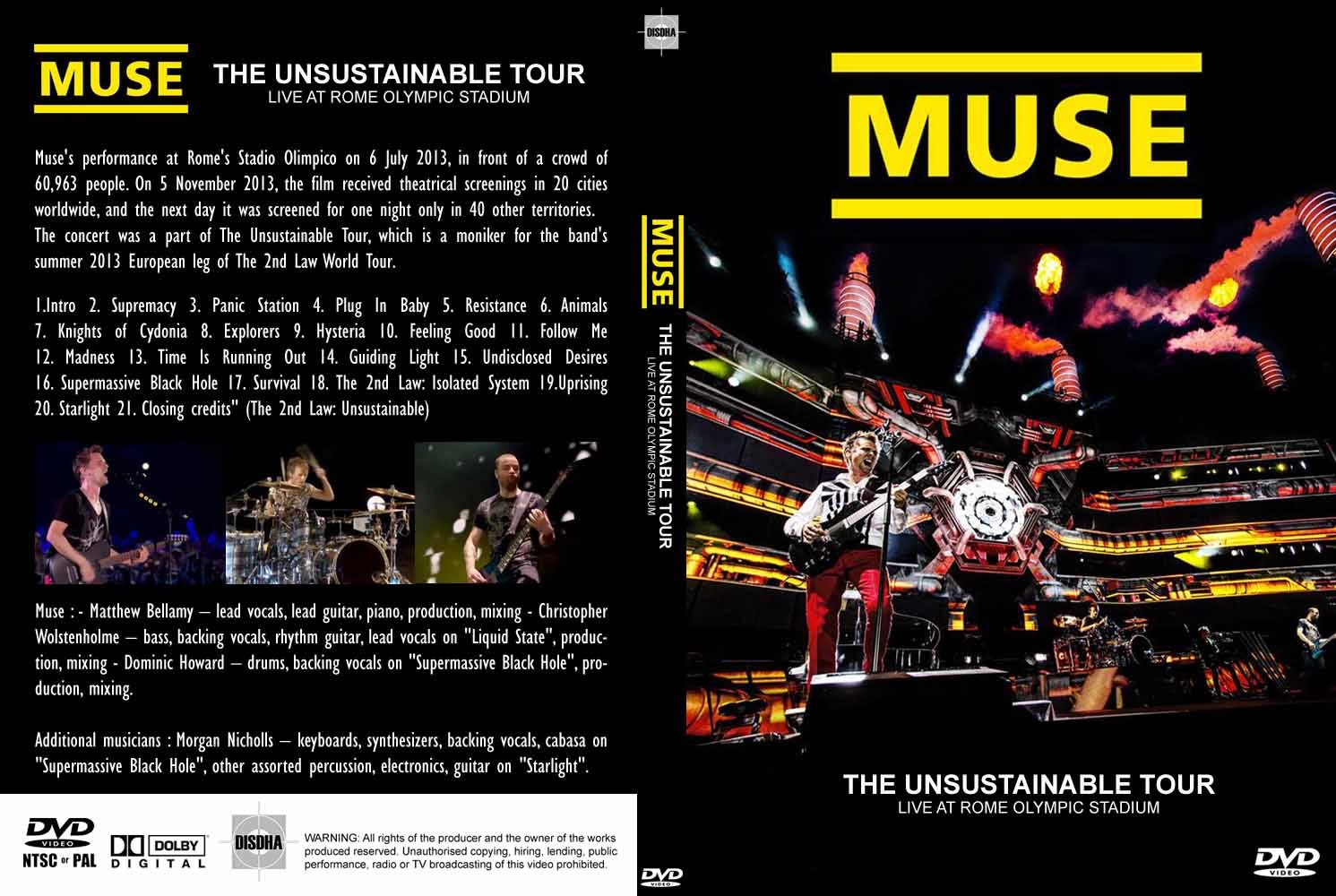 YOUDISCOLL: Muse - Live At Rome Olympic Stadium 2013